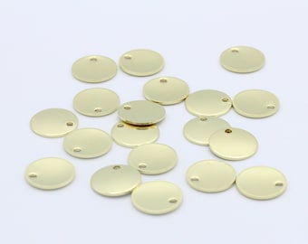 Brass round disc | Etsy