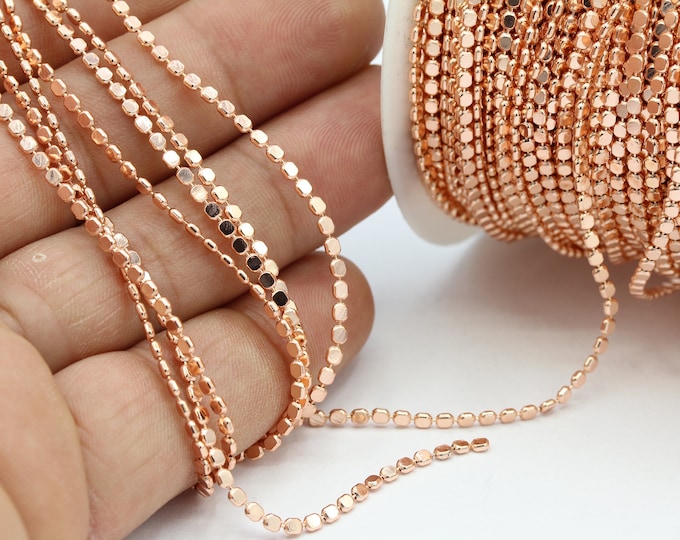 10feet/lot 2mm Tiny Enamel Beaded Chains DIY Bracelet - Etsy