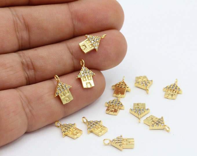 Silver House Necklace, Large House, Statement Necklace, Long Necklace ...