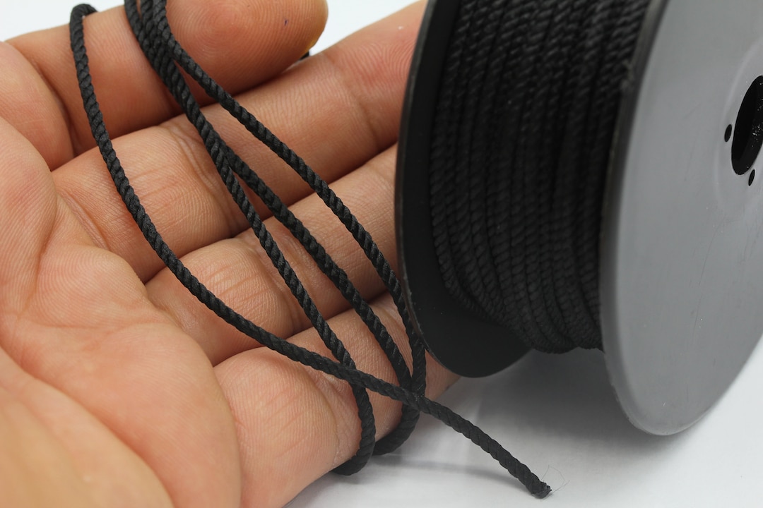 16,5 Feet ( 5 Meters ) 2mm Cotton Rope , Cotton Cord , Twisted Cotton ...