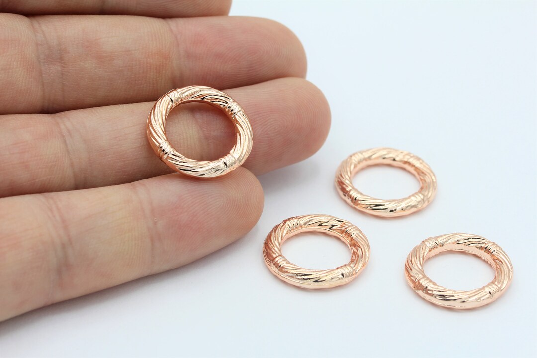 18mm Rose Gold Plated Closed Ring - RSG-847 - Etsy