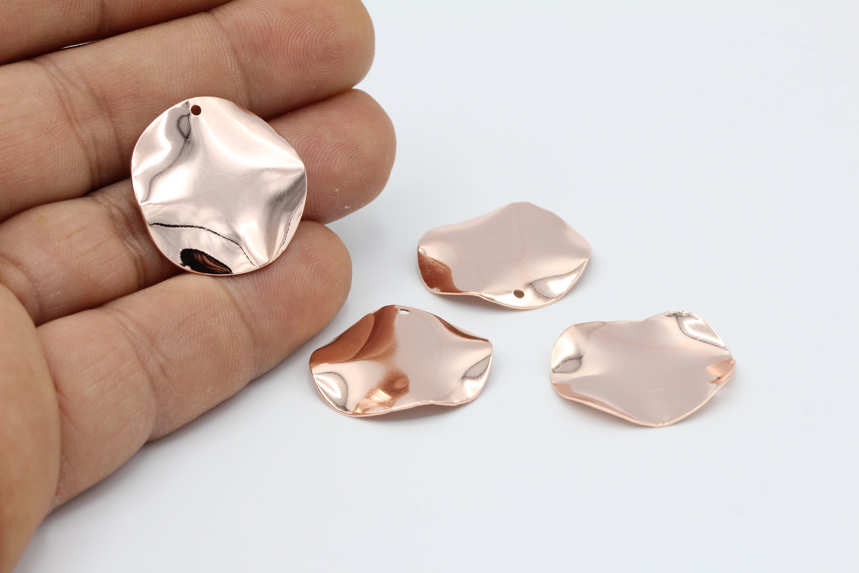 25mm Rose Gold Plated Circle Disc , Stamping Blank , Coins - RSG20 - Etsy