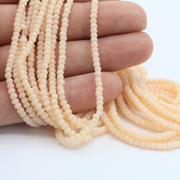 Cream Bead Bracelet - Etsy