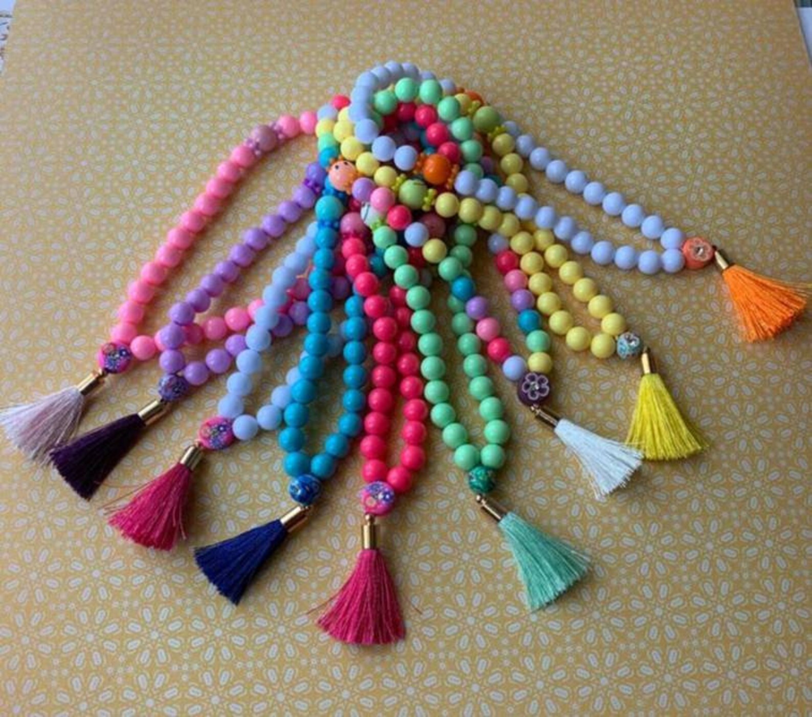 Kids Masbah Smile 33 Tasbeeh Amazing Gift. Colorful | One Kids Tasbeeh ...
