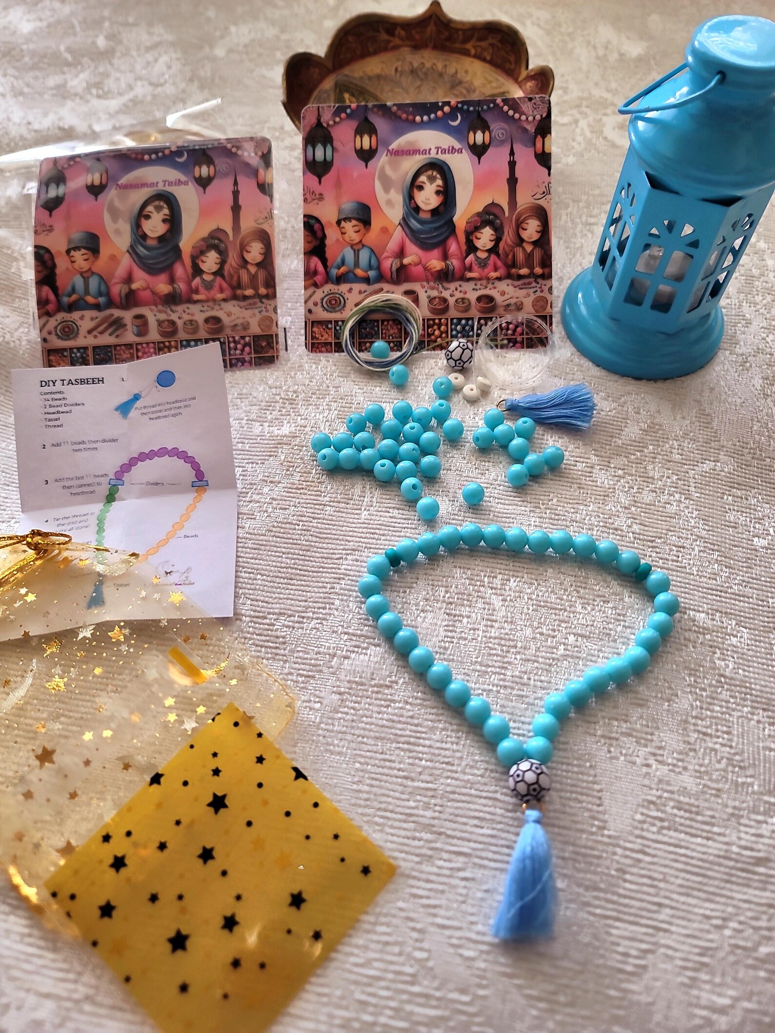 DIY Tasbih | Make Your Own Misbah | Tasbeeh Kit | Ramadan Activities ...