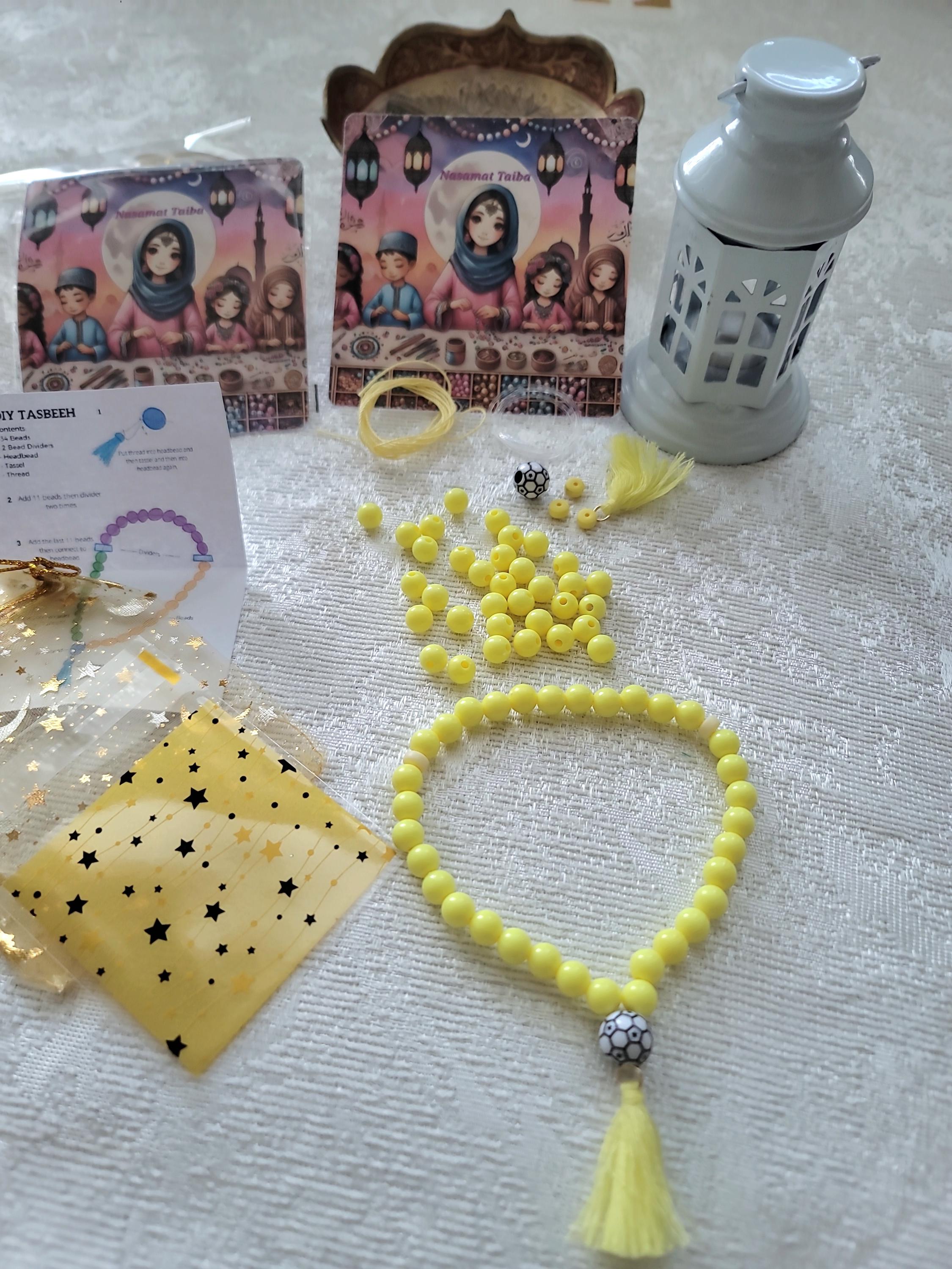 DIY Tasbih | Make Your Own Misbah | Tasbeeh Kit | Ramadan Activities ...