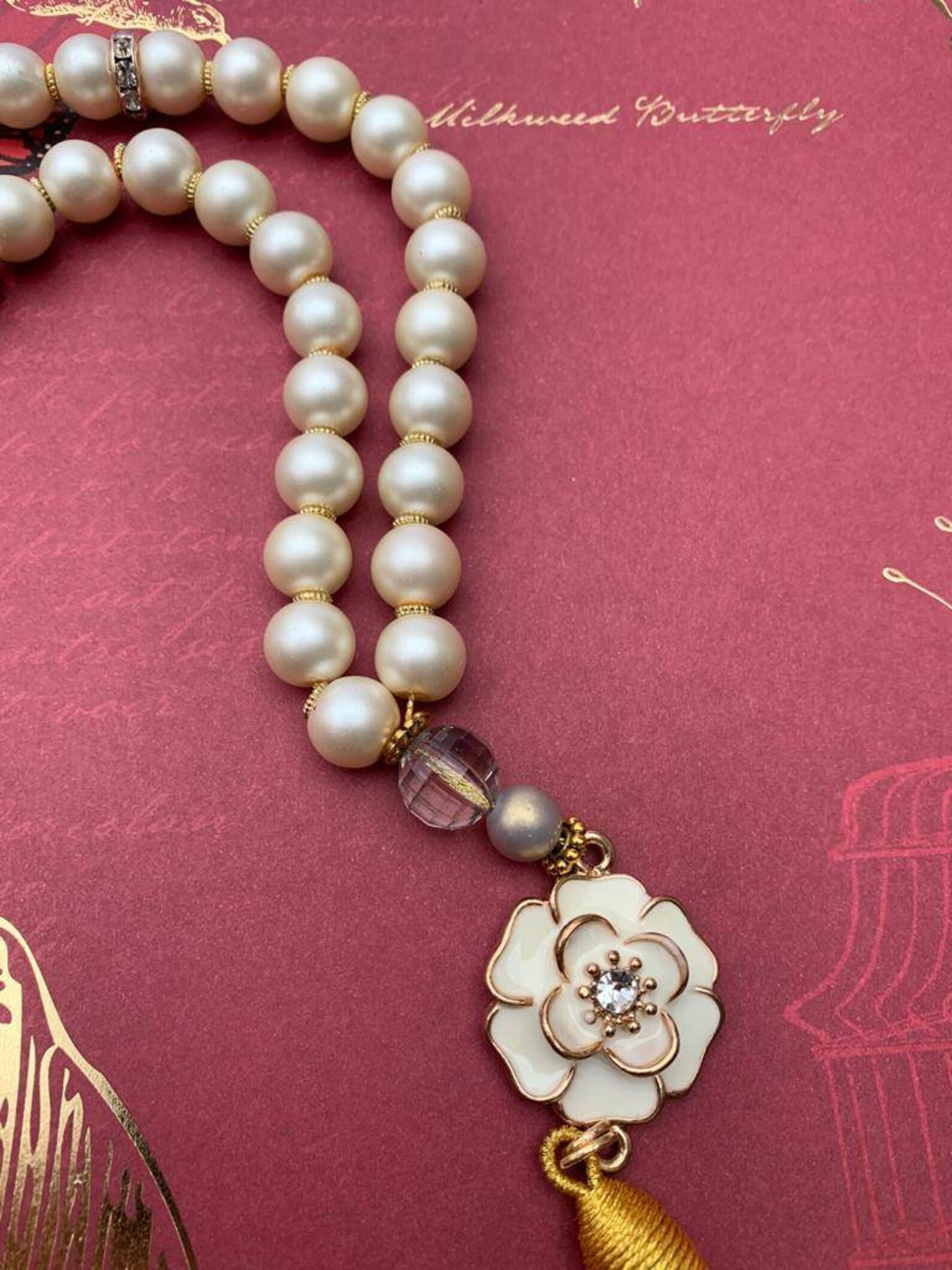 Handmade masbaha islamic beads tasbeha pearl | Etsy