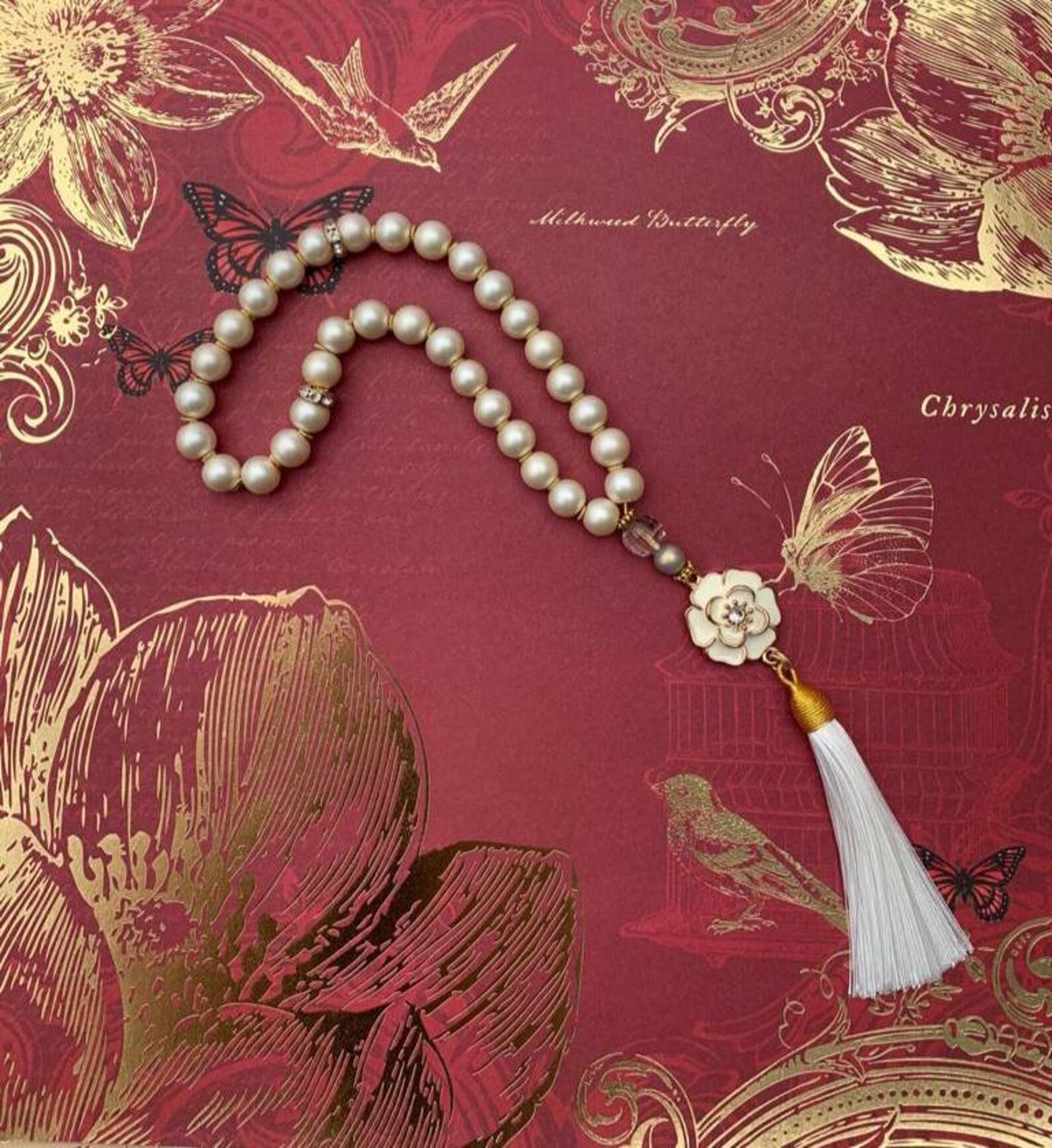 Handmade masbaha islamic beads tasbeha pearl | Etsy