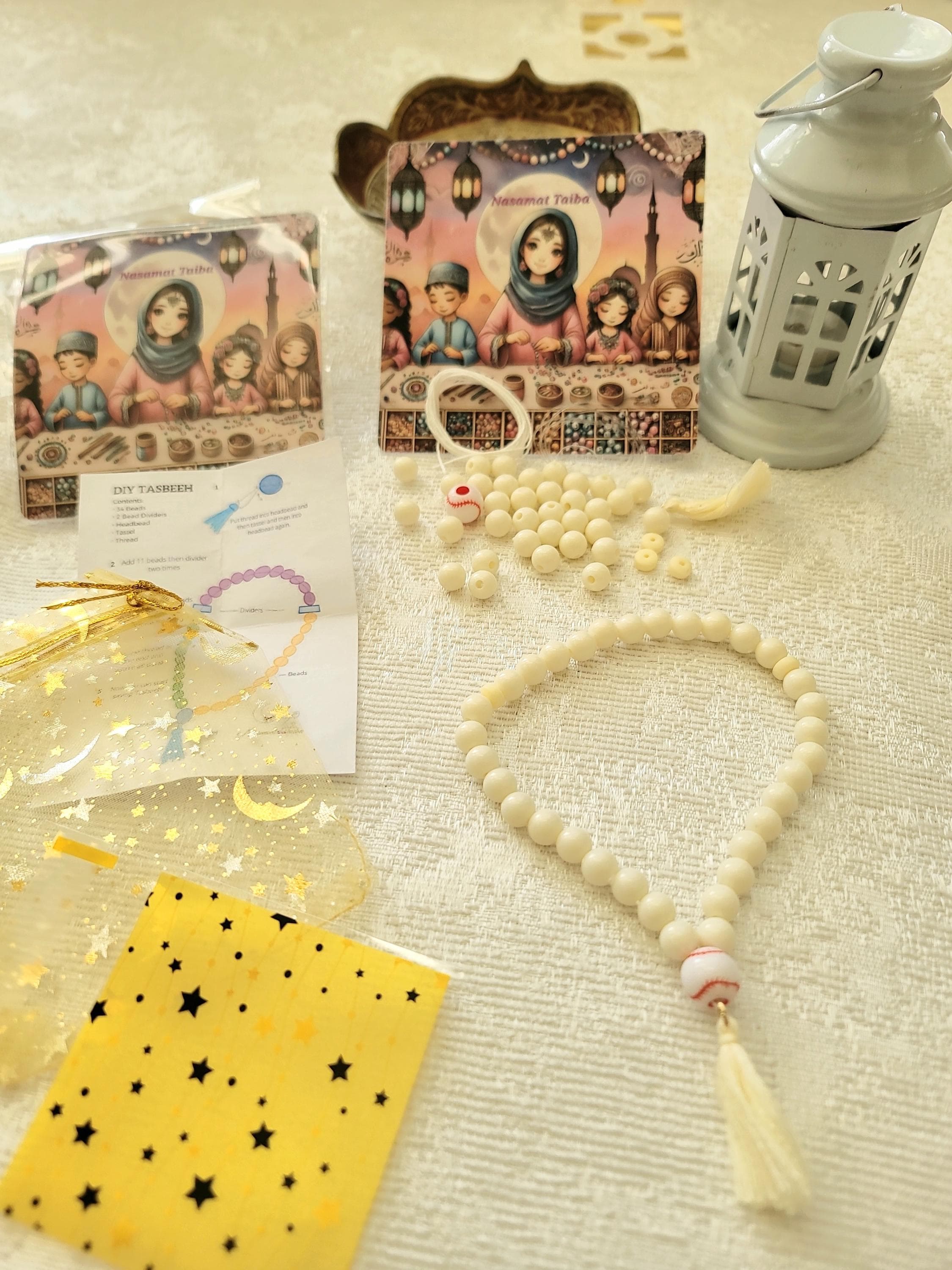 DIY Tasbih | Make Your Own Misbah | Tasbeeh Kit | Ramadan Activities ...