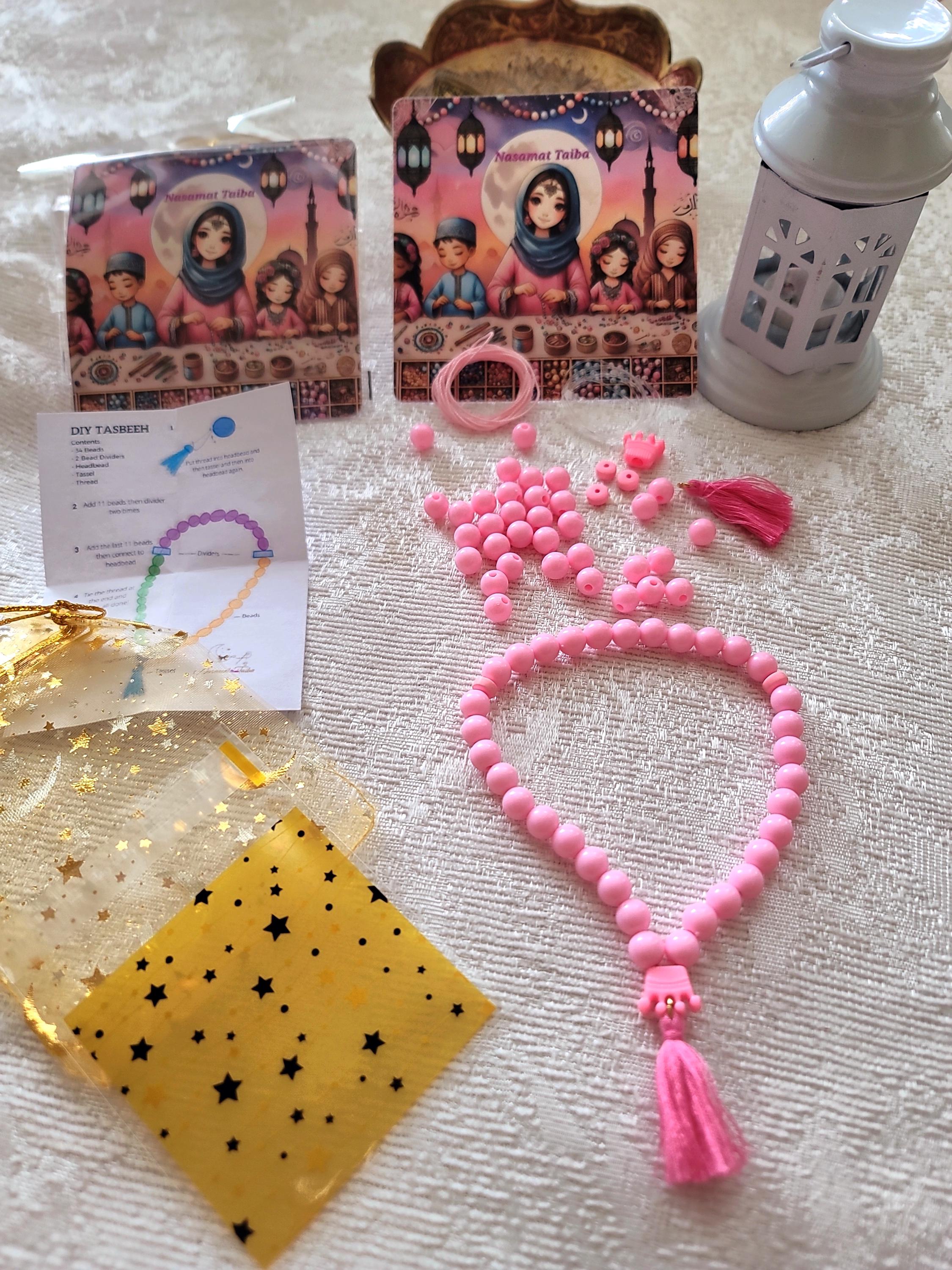 DIY Tasbih | Make Your Own Misbah | Tasbeeh Kit | Ramadan Activities ...