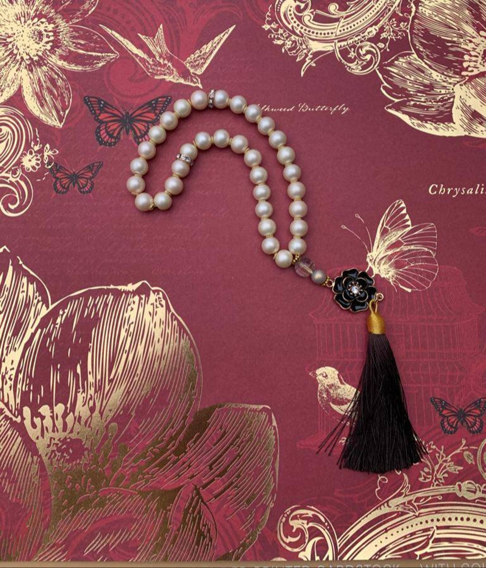 Handmade masbaha islamic beads tasbeha pearl | Etsy