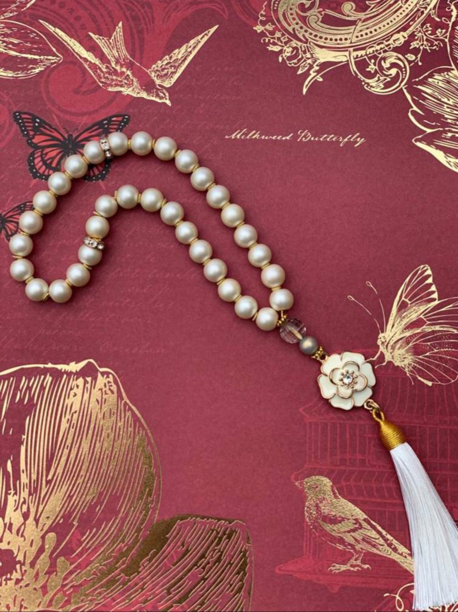 Handmade masbaha islamic beads tasbeha pearl | Etsy