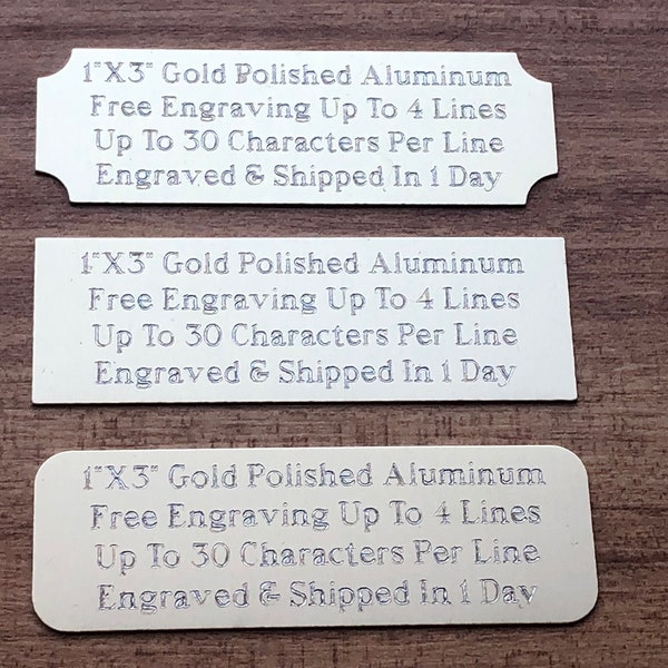 Trophy Plaque Label - Etsy