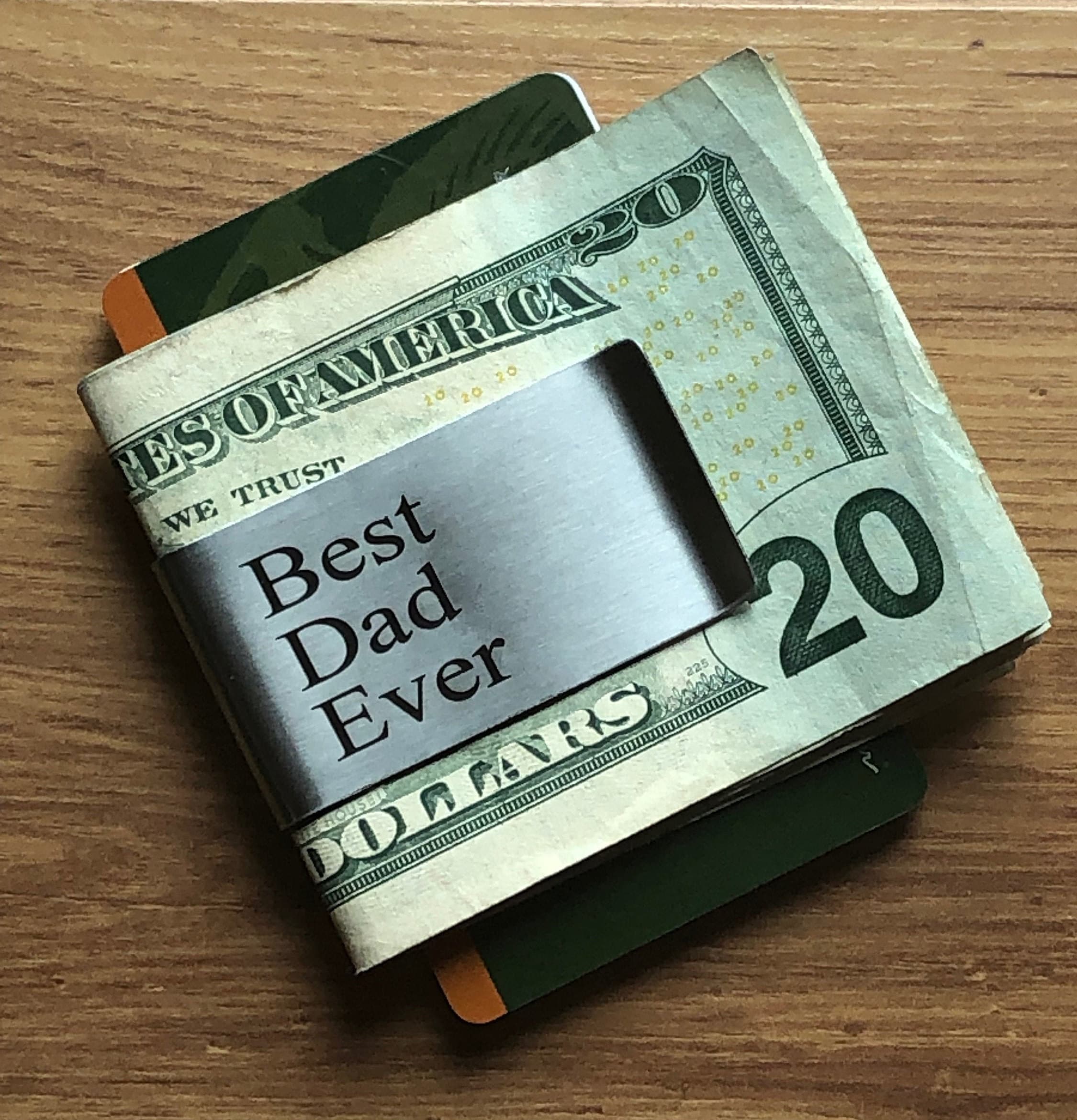 Money Clip Personalized Engraved Card Holder Bestman | Etsy