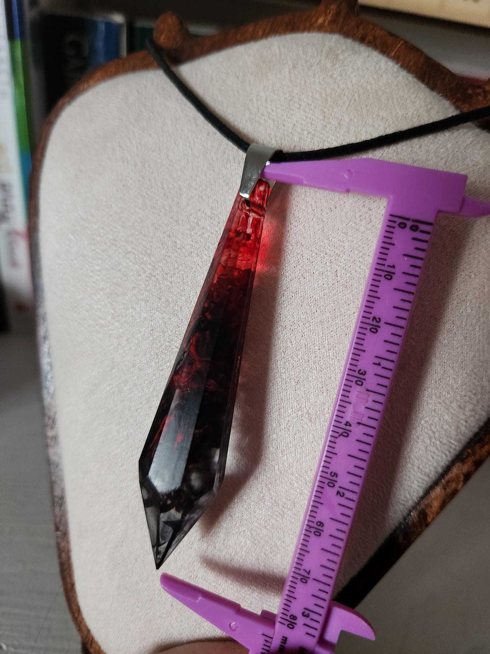 Tarnished Blood Veil Corrupted Alchemy Crystal Pendant Dark Shadows - Etsy