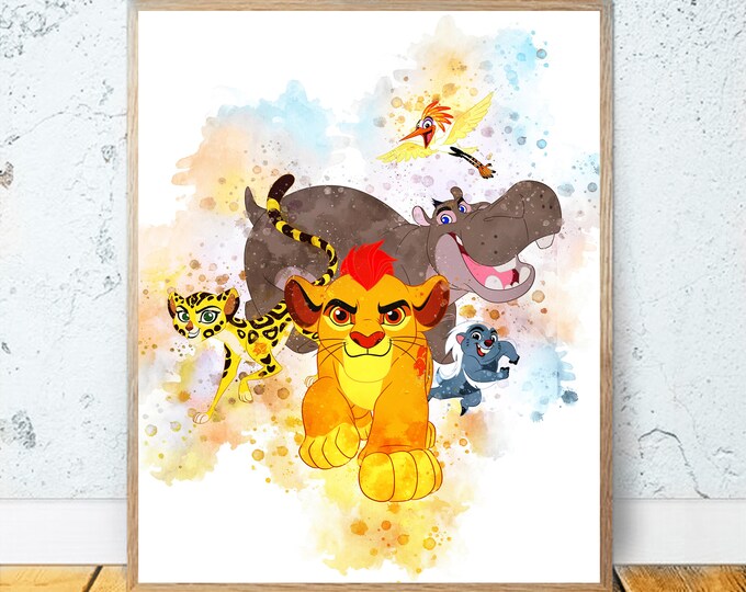 The Lion Guard PRINTABLE ART the Lion Guard Print Lion King Poster ...