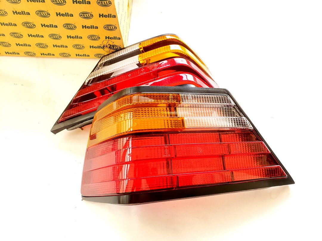 Mercedes W124 Tail Light Lenses Set HELLA Right Left NOS . 85-89 - Etsy