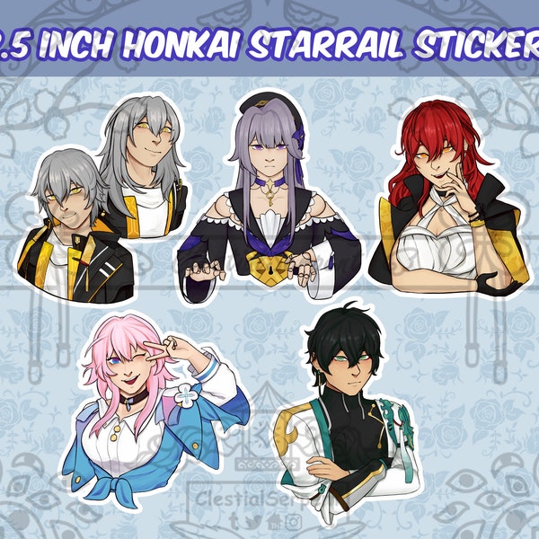Honkai Starrail Stickers - Etsy
