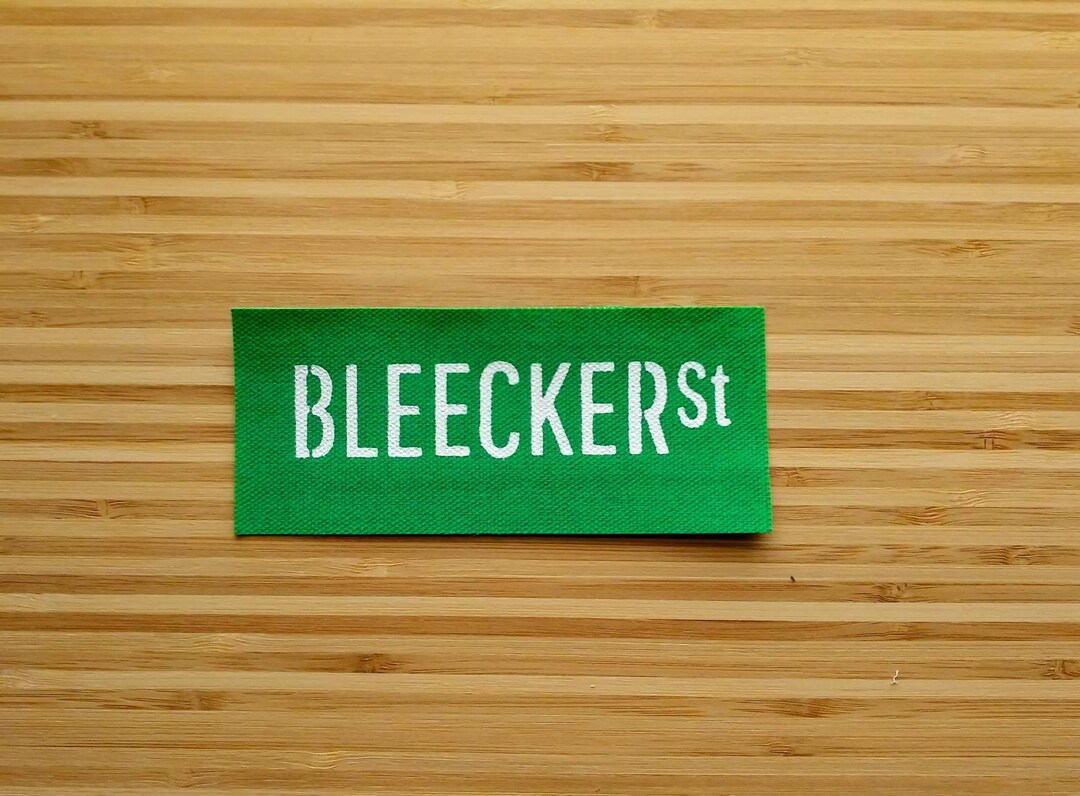 Punk Patch NYC Street Sign Bleeker Street Battle Vests - Etsy