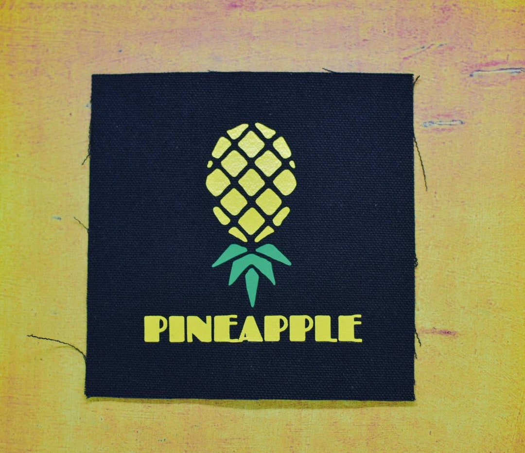 Vinyl Punk Patch Swinger Upside Down Pineapple Battle Vests Punk ...