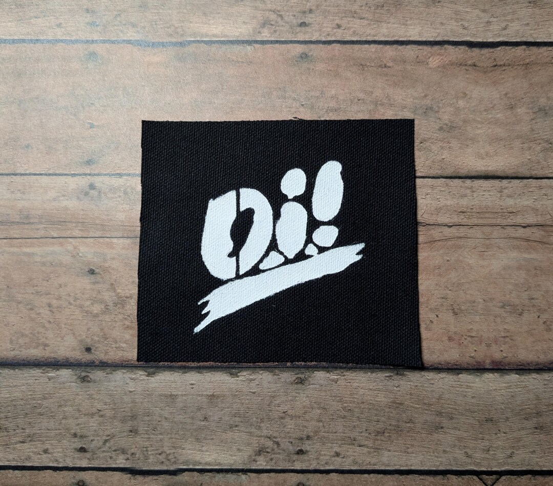 Oi Hand Painted Sew on Punk Patch - Etsy