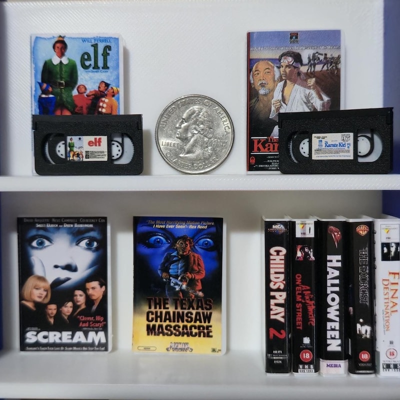 Mini 1:6 Vhs Tape - Etsy
