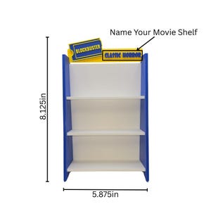Miniature VHS Rental Shelf and Movies - 80s 90s Nostalgia - Mini Horror ...
