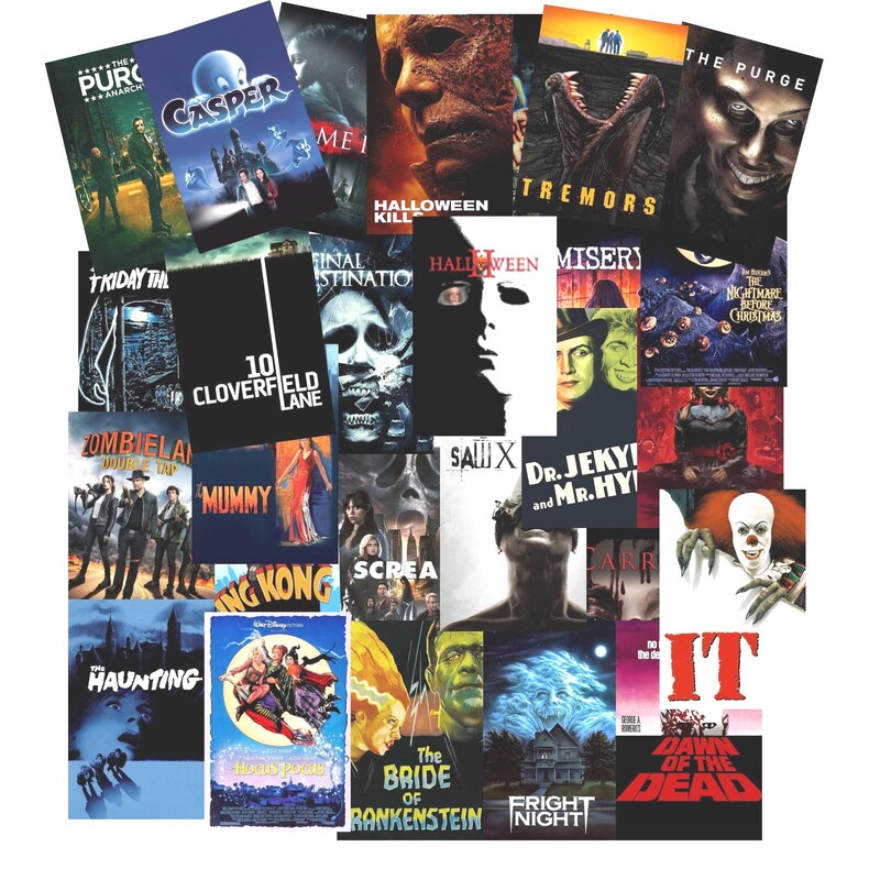 Thriller Poster Horror - Etsy