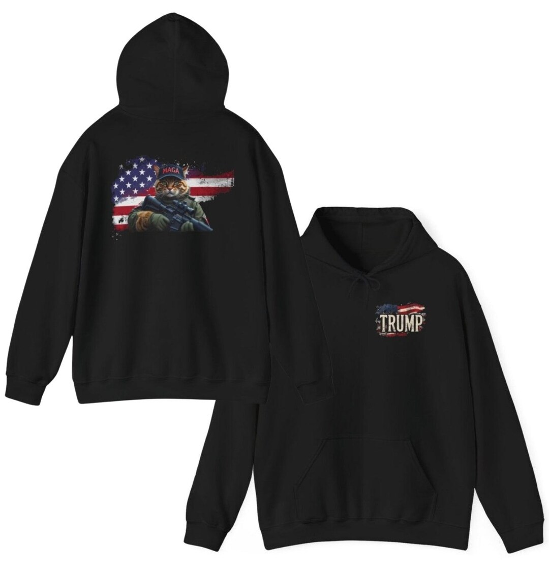 MAGA Tactical Cats Trump Unisex Heavy Blend™ Hooded Sweatshirt - Etsy