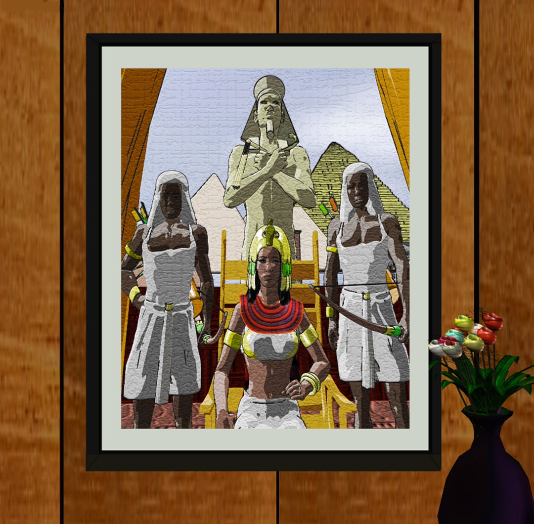 Nubian Archers - Archers - African American Artists - African History ...