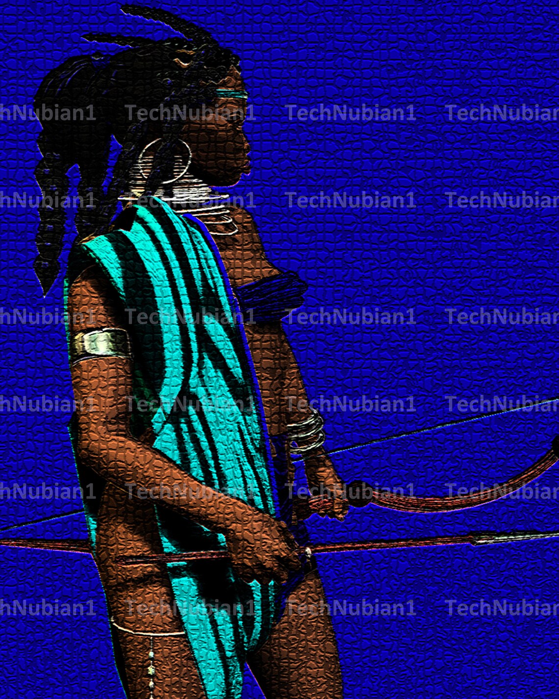 Black History Art - African American Art - Black Libyan Woman - Instant ...