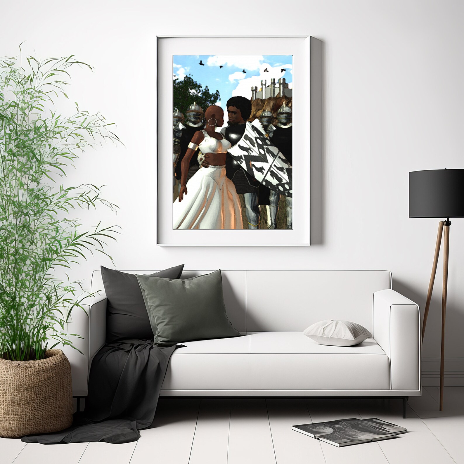 African American Artwork - Moorish Knight and His Woman - Instant ...