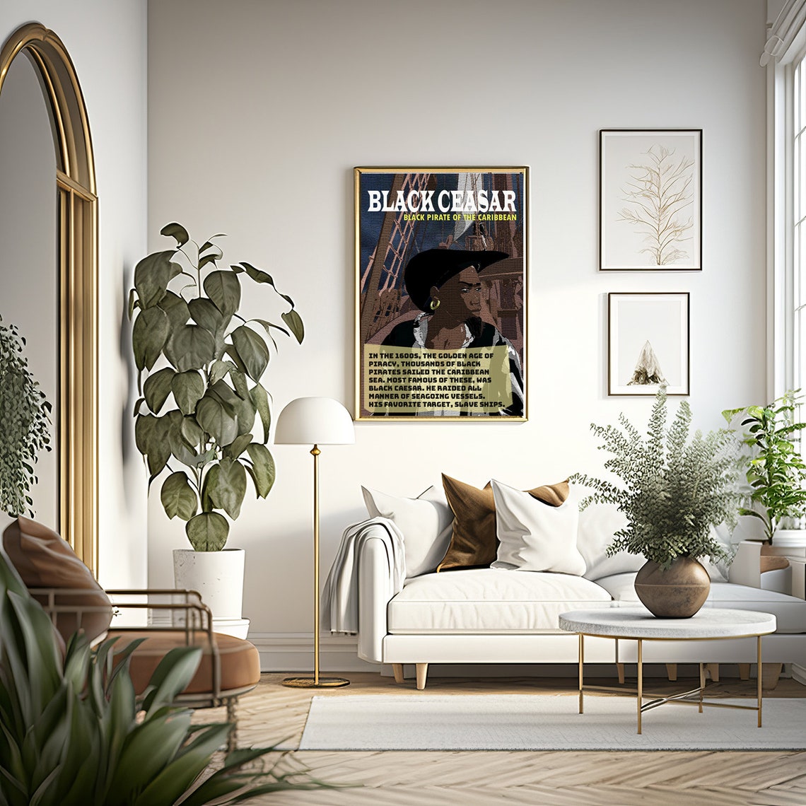 Afro Artwork Black Pirate Wall Art Afro American Instant Download ...