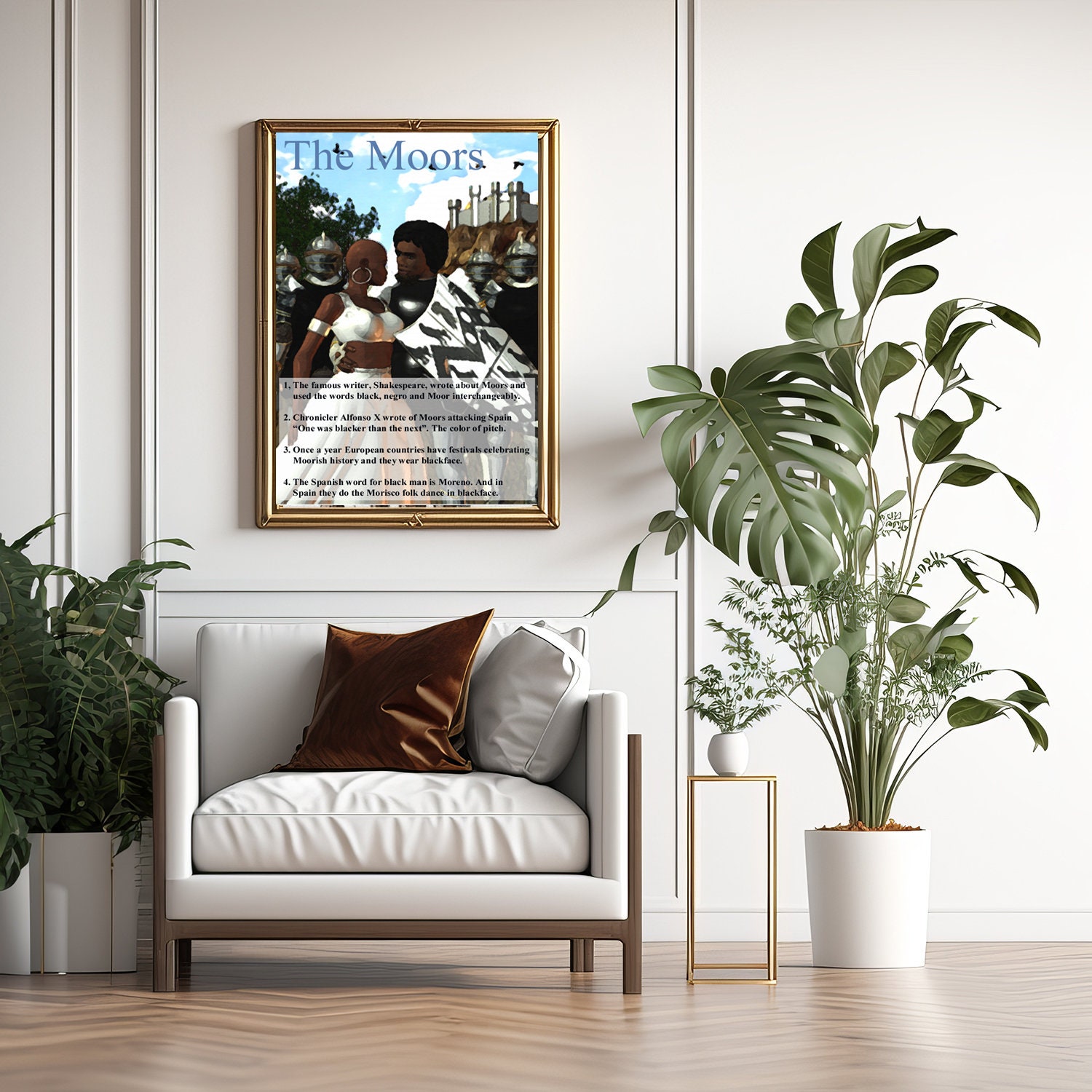 Moorish Knight and His Woman - African American Artwork Instant ...