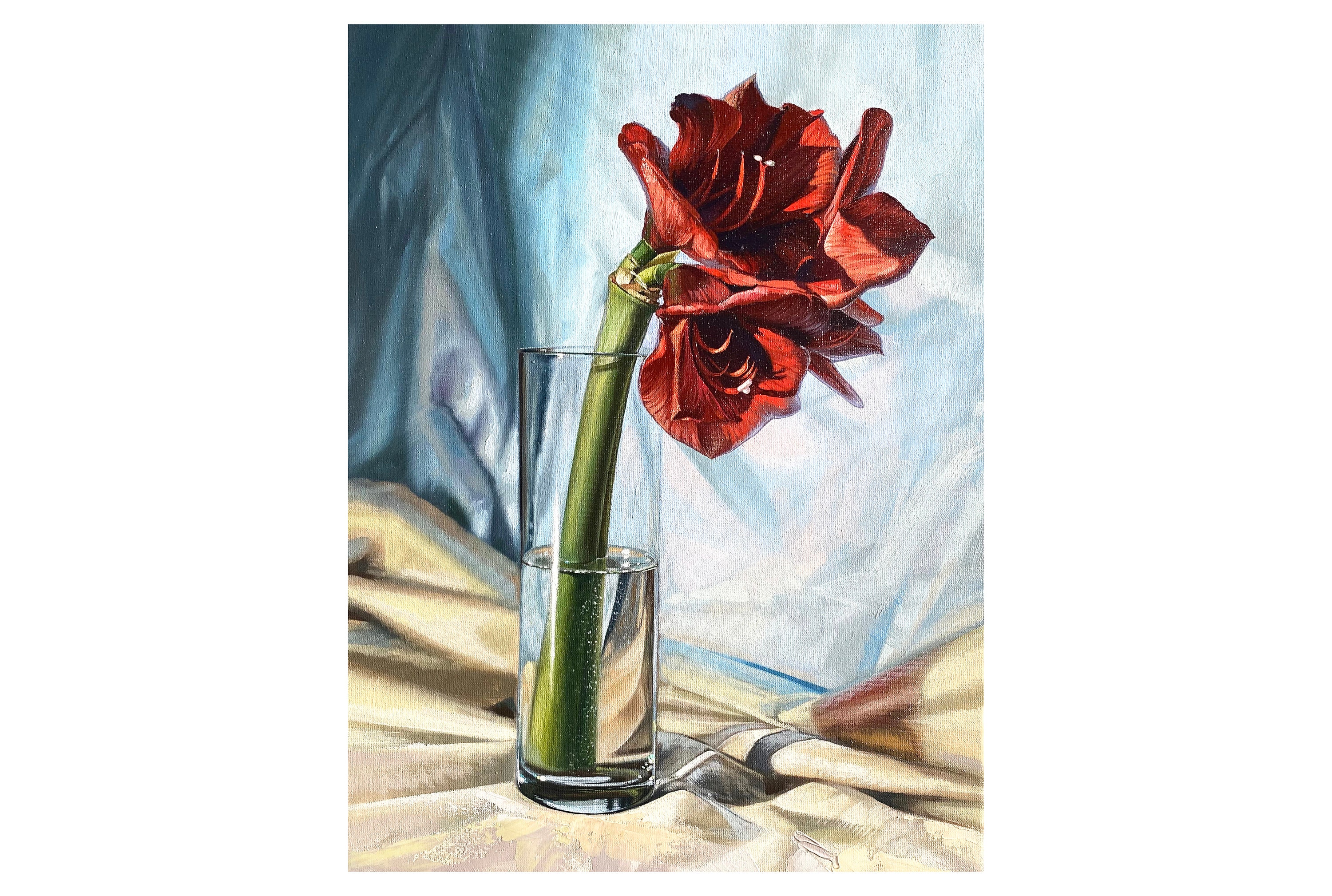 Flower Vase Drawing Realistic