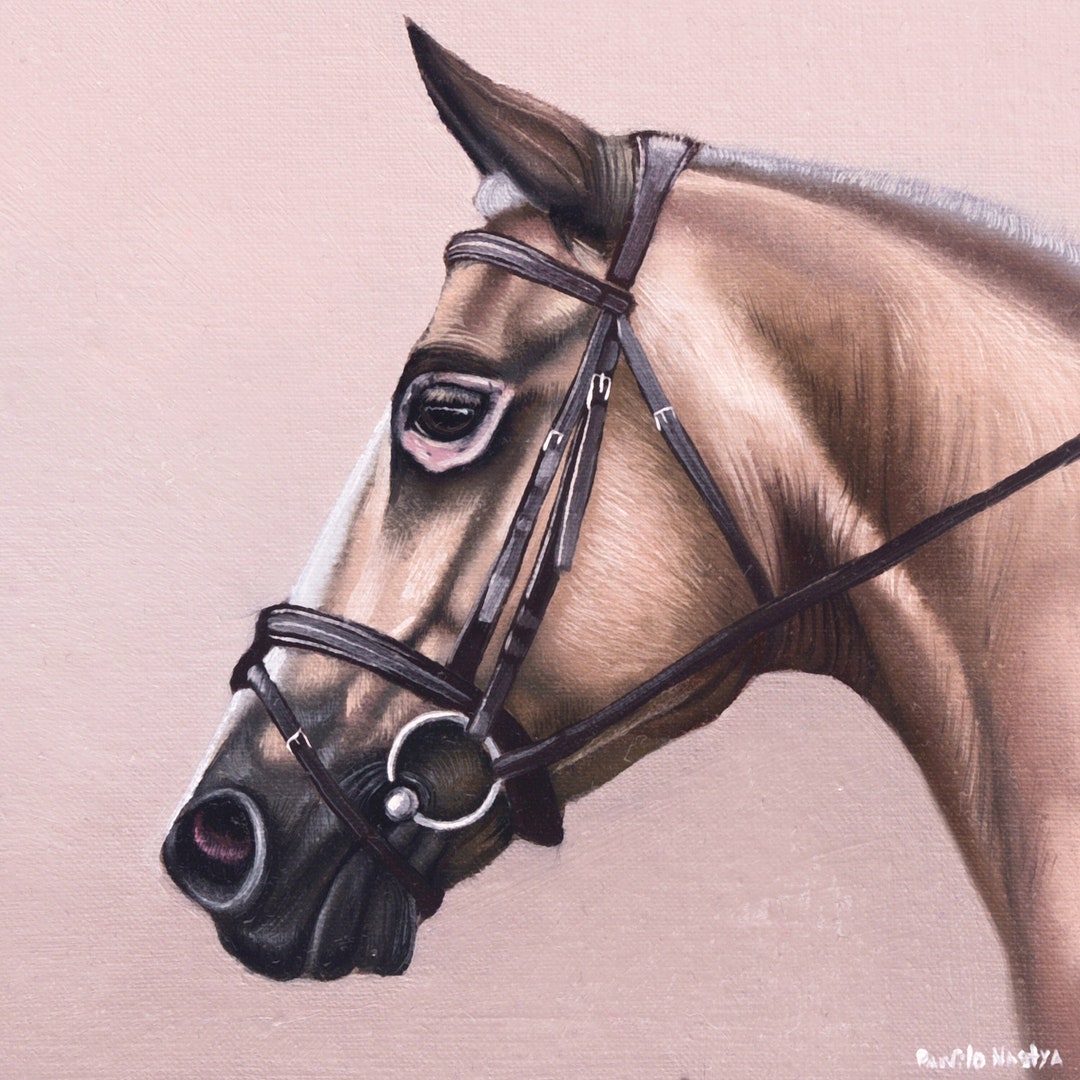 HORSE PORTRAIT Original Oil Painting Horse Art Horse - Etsy