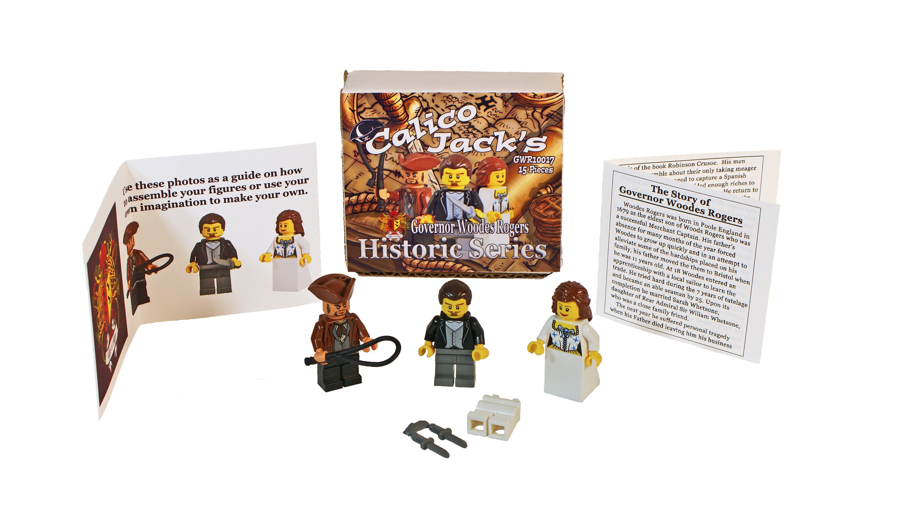 Governor Woodes Rogers Minifigures Made of LEGO® - Etsy