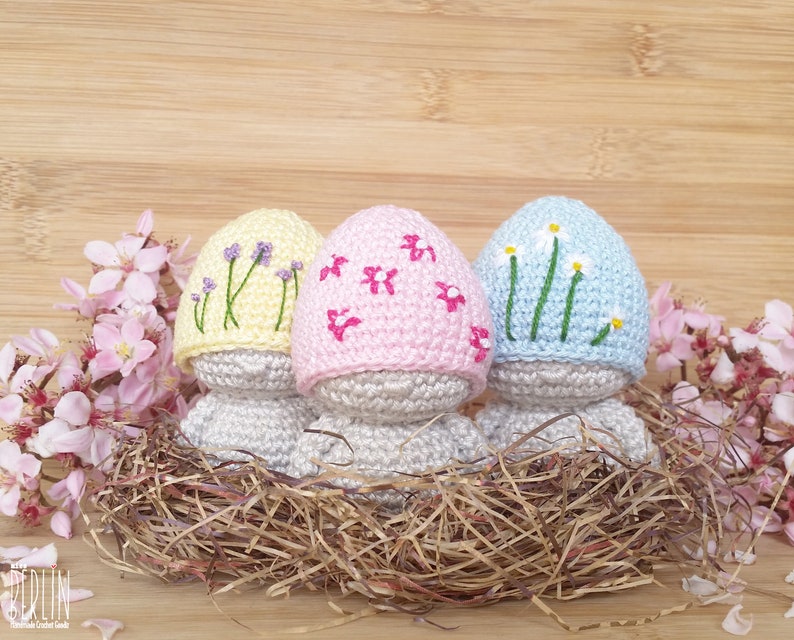 Crochet Easter Egg Pattern Mini Crochet Doll - Etsy