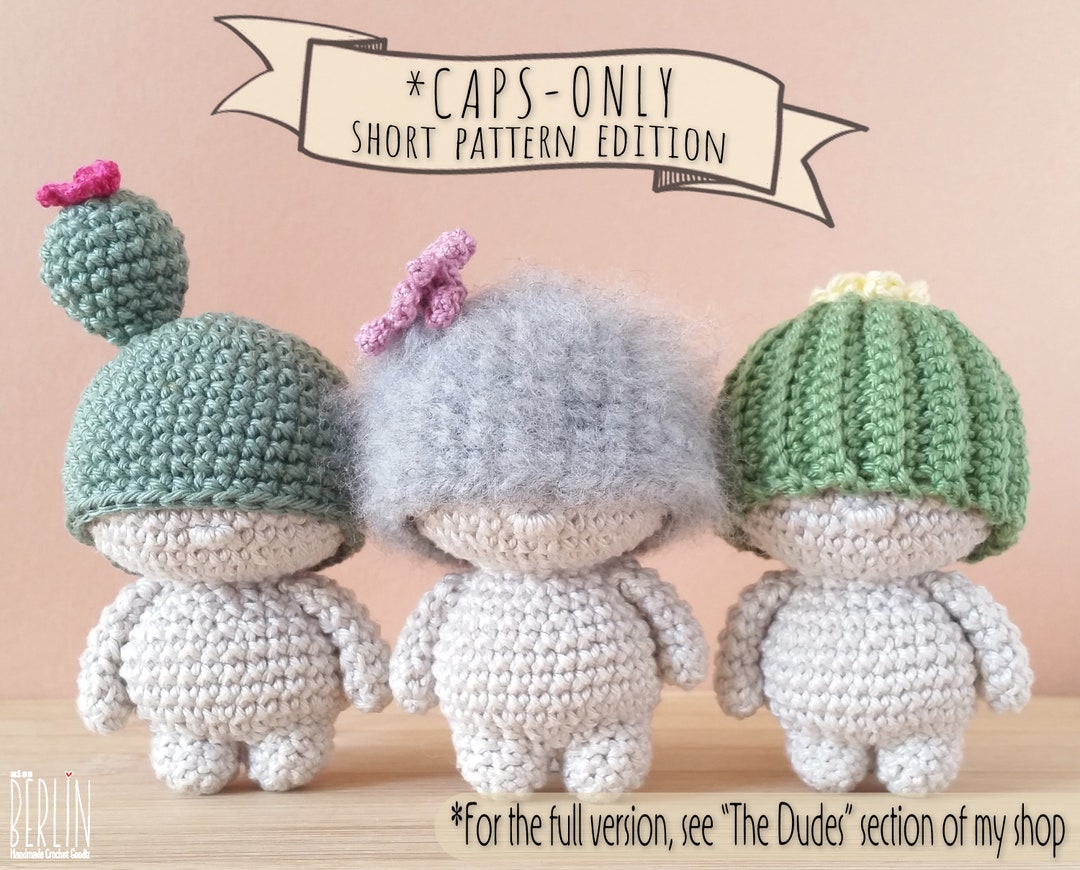 Caps-only Crochet Cactus Pattern Short Pattern Edition - Etsy