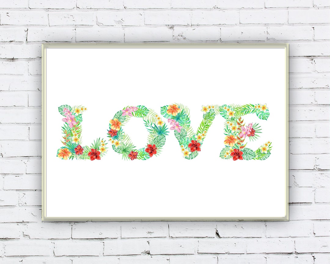 Love Print Love Quote Relationship Print Romantic Wall Art Home Decor ...