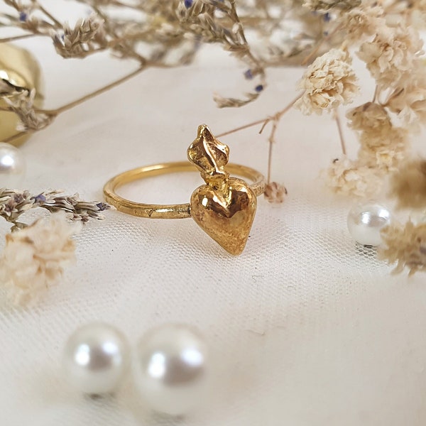 Heart Ring - Etsy UK