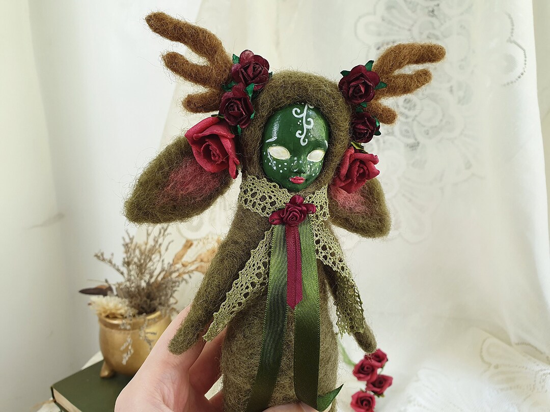 OOAK Dark Elf Wood Elf Art Doll Whimsical Woodland Creatures Fantasy ...