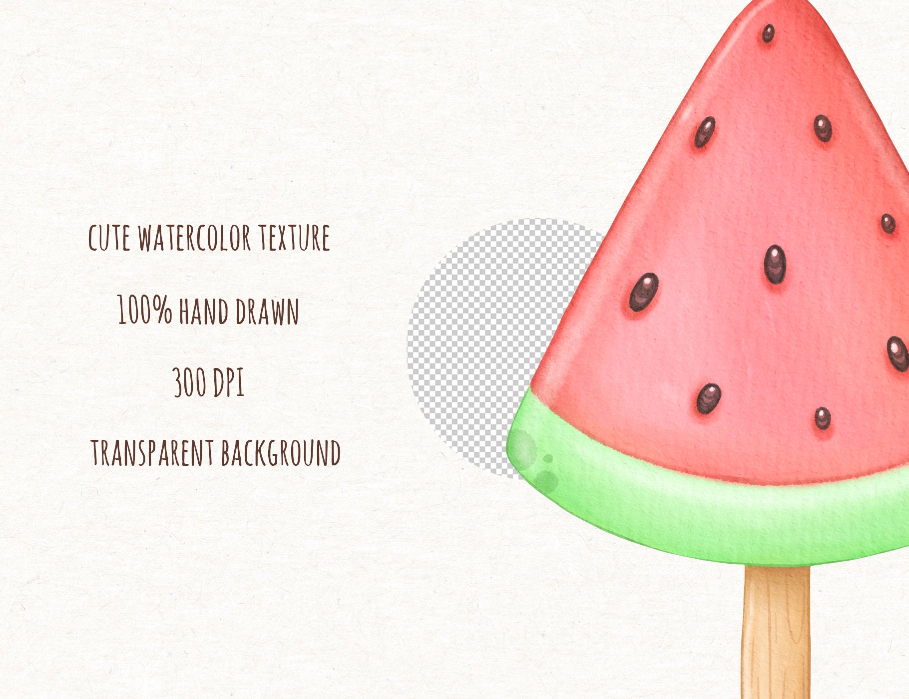 Watercolor Ice Cream Clipart, Summer Clip Art, Instant Download, Png - Etsy