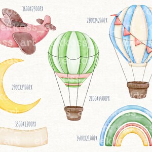 Watercolor Cute Pilot Animals, Airplan Nursery Art, Png - Etsy