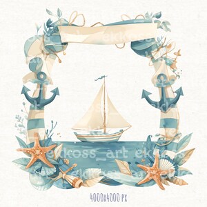 Cute Sailor Animals Watercolor Clipart, Nautical Nursery Clipart, Under ...