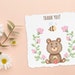 Cute Bear and Bee Watercolor Clipart, Instant Download, Digital Png ...
