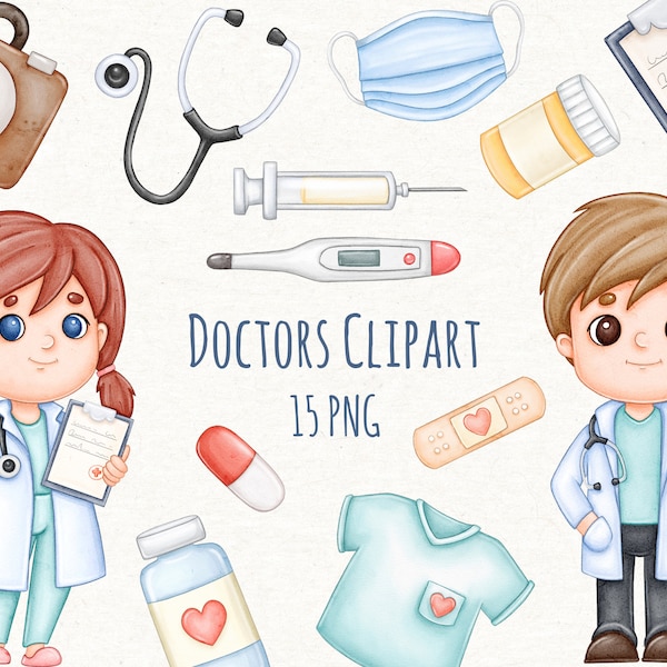 Nurse Clipart - Etsy