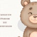 Cute Bear and Bee Watercolor Clipart, Instant Download, Digital Png ...