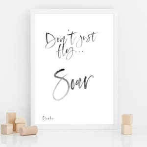 Hand Drawn Lettering, Dumbo Digital Download Nursery Print, Disney ...