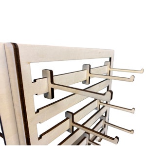 2 Side Display Stand With Hooks Craft and Vendor Fair Display Shelves ...